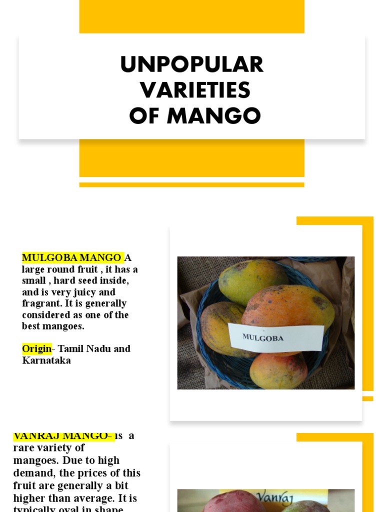 Mangoes | PDF