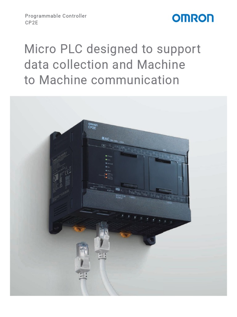 CP2E Catalog | PDF | Programmable Logic Controller | Electronics