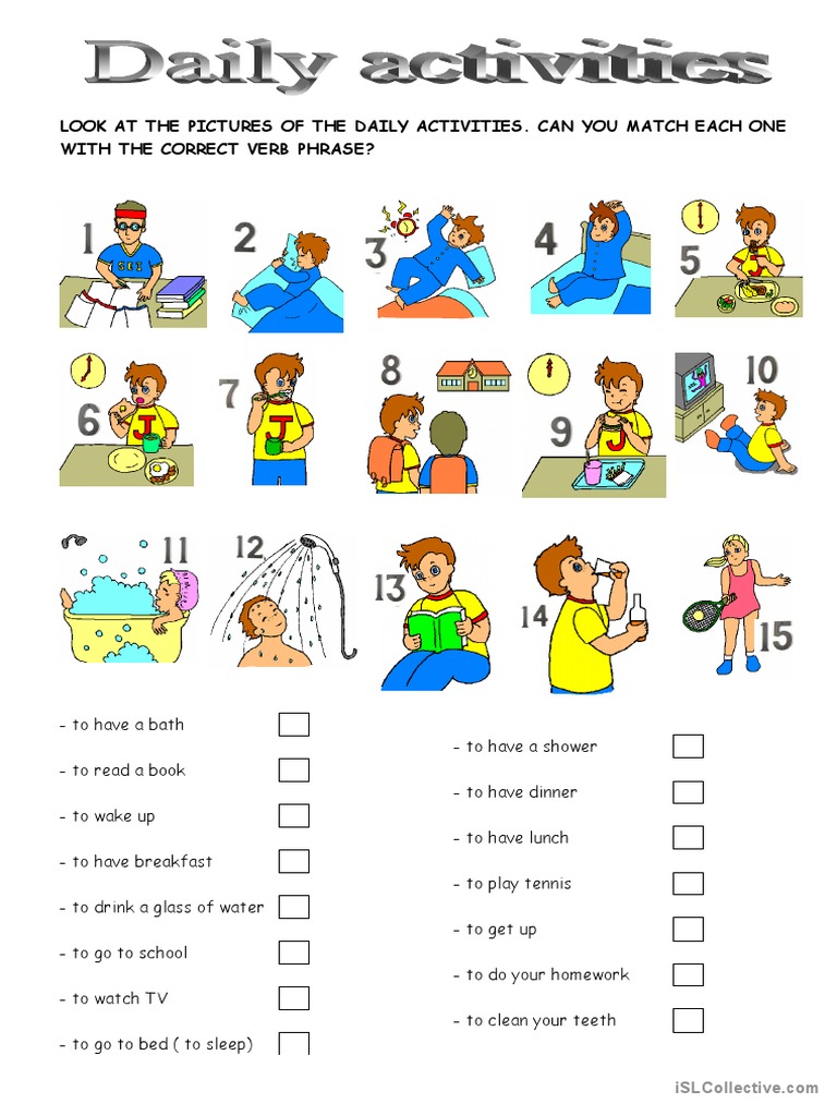 Daily Activities | PDF