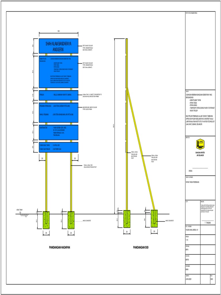 SIGNBOARD TAXIWAY - 22.06.2023-Model | PDF