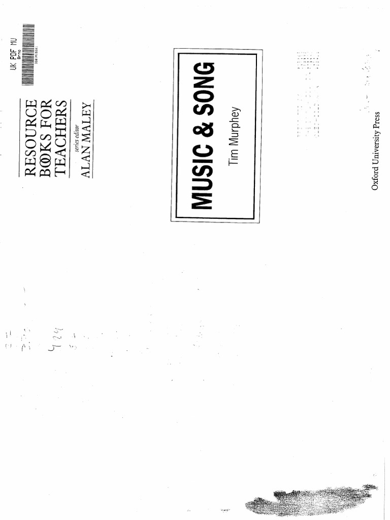 Music and Song Resource Books For Teachers | PDF