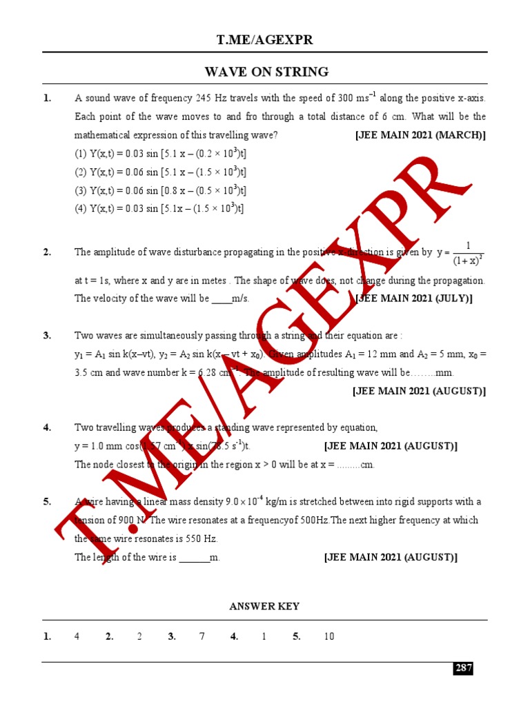 Wave On String | PDF | Waves | Classical Mechanics