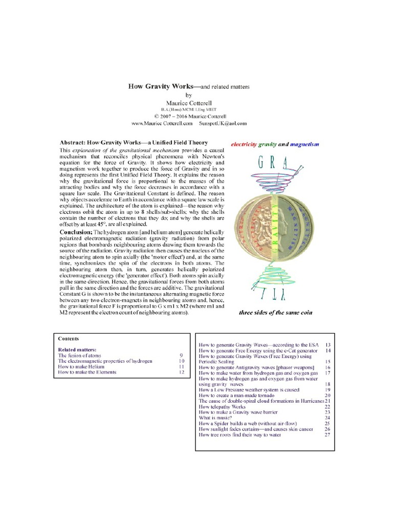 How Gravity Works (2007) | PDF