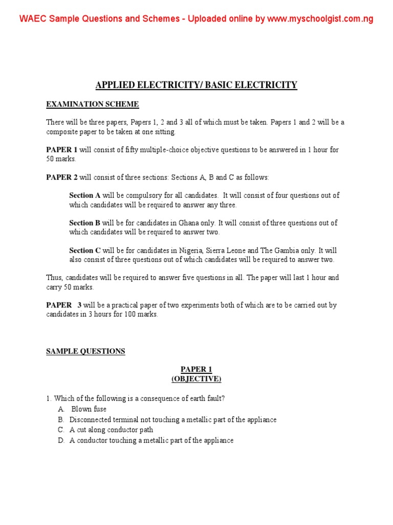 Applied Electricity | PDF | Electrical Network | Series And Parallel Circuits