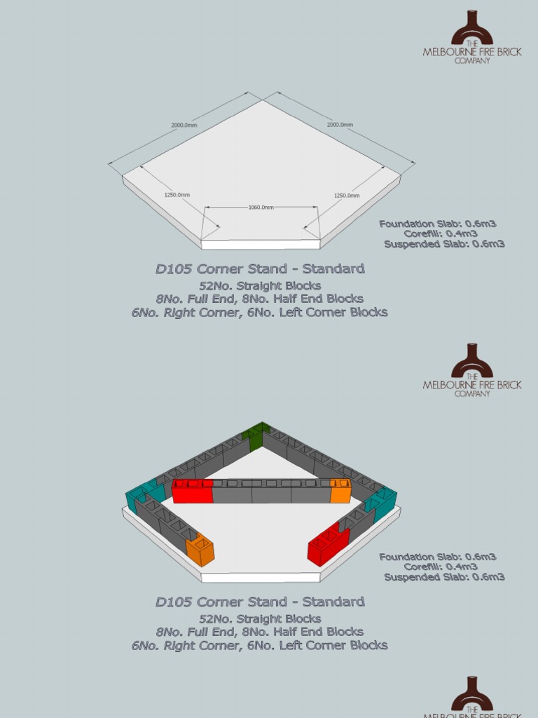 D105 Corner Block Layout - Standard | PDF