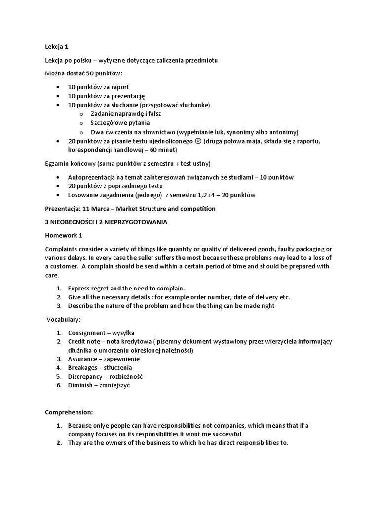 Notatki-angielski | PDF