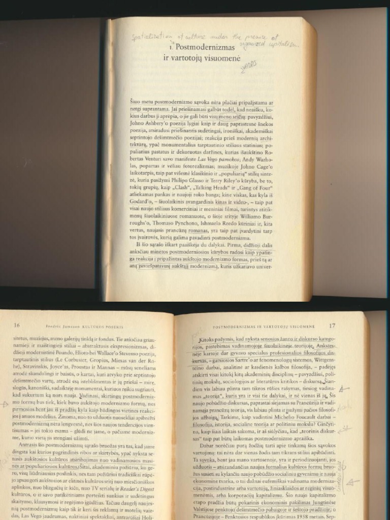 F. Jameson Postmodernizmas | PDF