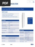 AQQE MAA 64T64R 192AE n78 320W Datasheet | PDF | Antenna (Radio) | Decibel