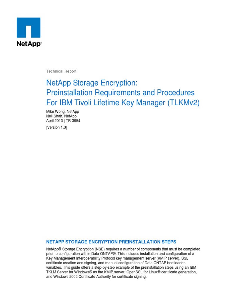 Technical Report NSE Preinstallation Requirements and Procedures For ...