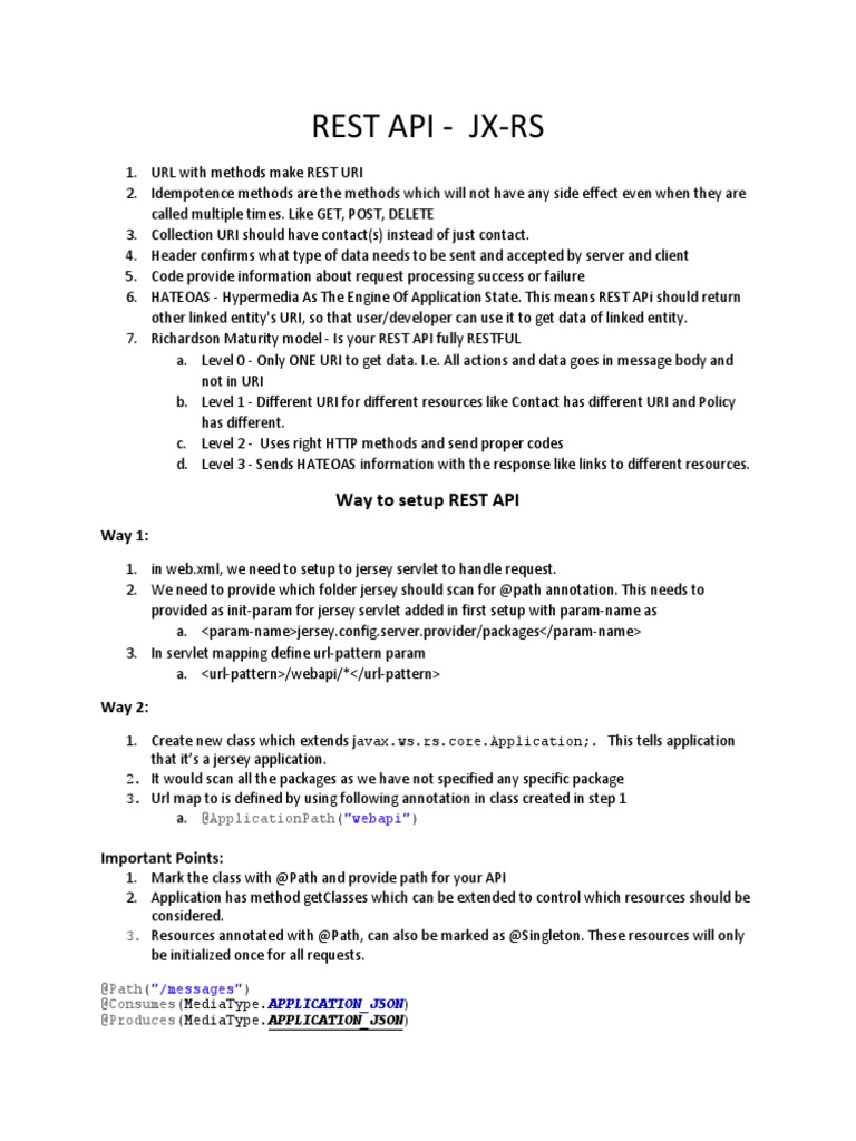 Rest Api Pdf Representational State Transfer World Wide Web