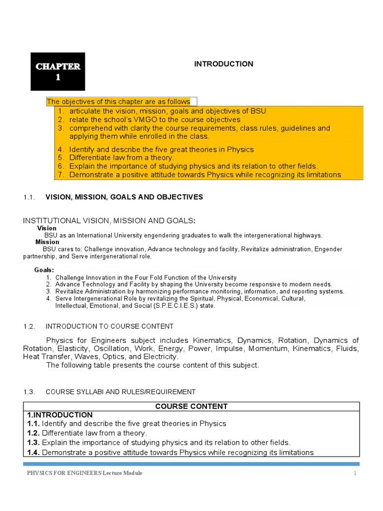Py 21 Lecture Module 1 2 1 Intro And Physical Quantity Pdf Rotation