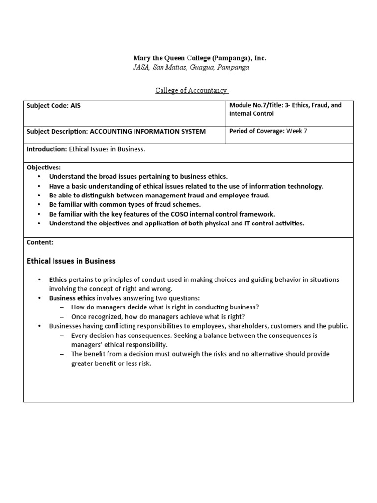 Ais Module 7 Pdf Business Ethics Artificial Intelligence