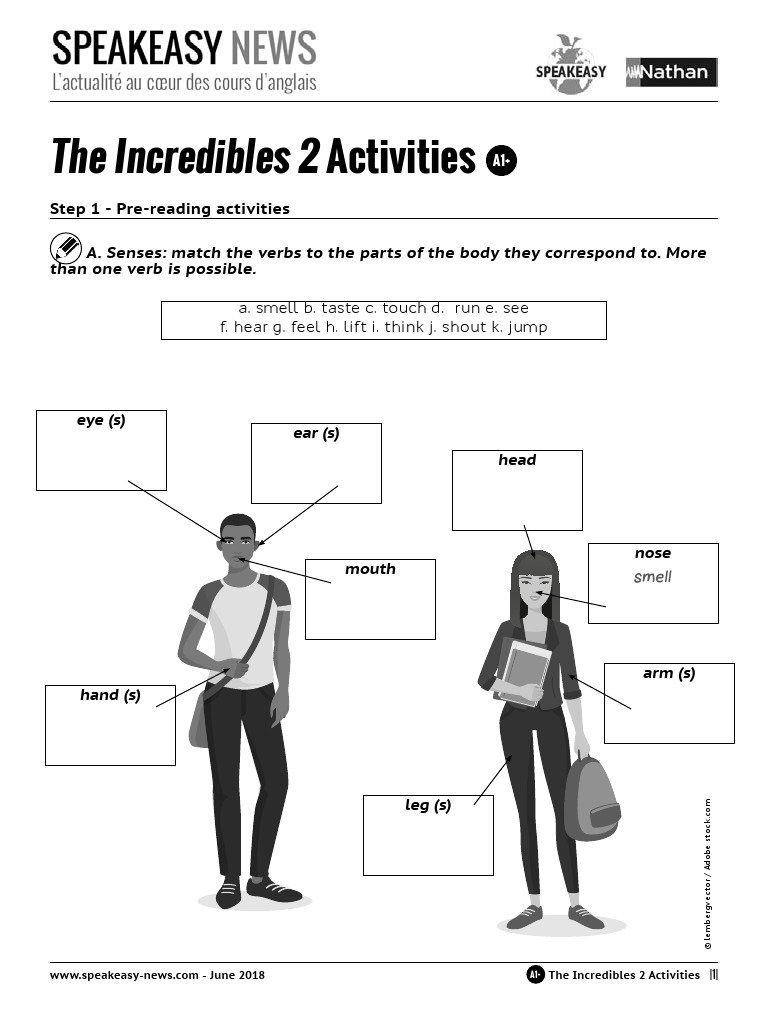 Incredibles 2 Educational Activities | PDF | Language Arts & Discipline ...