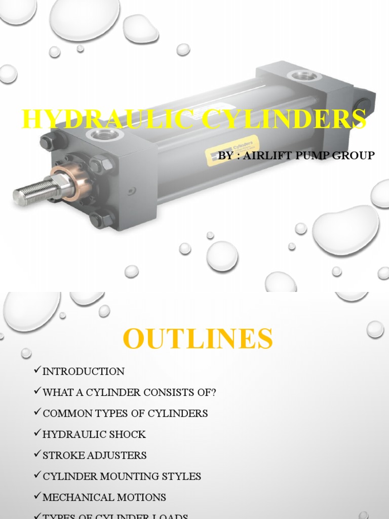 Hydraulic Cylinders 22 | PDF | Actuator | Mechanical Engineering