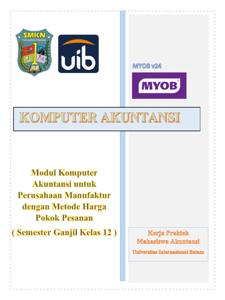 Persiapan Data Awal di MYOB v24 | PDF | Pengelolaan Keuangan & Uang