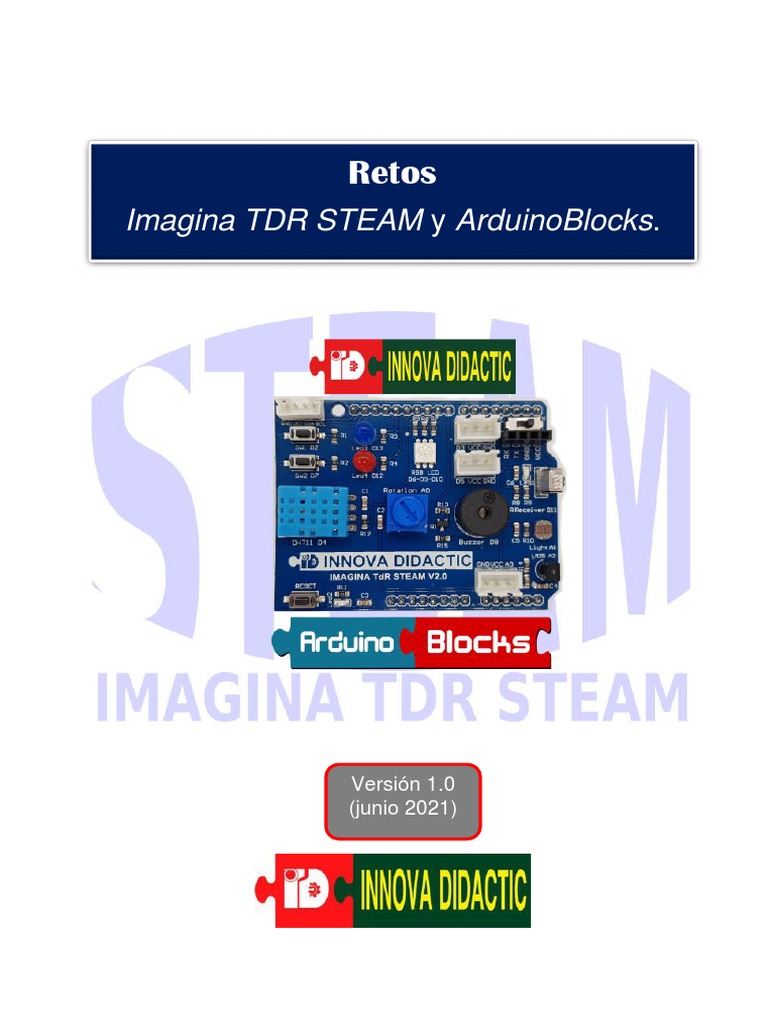 Retos Con Imagina TDR STEAM | PDF | Diodo emisor de luz | Arduino