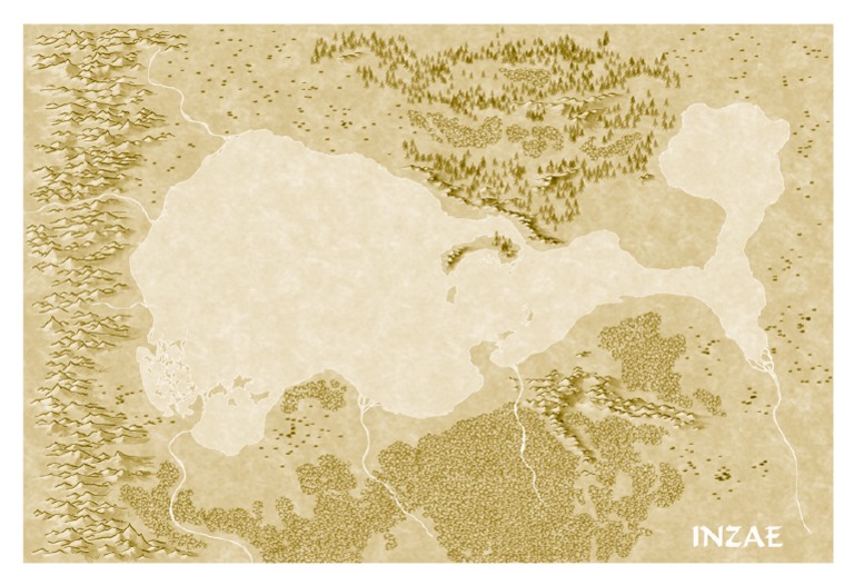 Castles & Crusades Inzae World Map | PDF