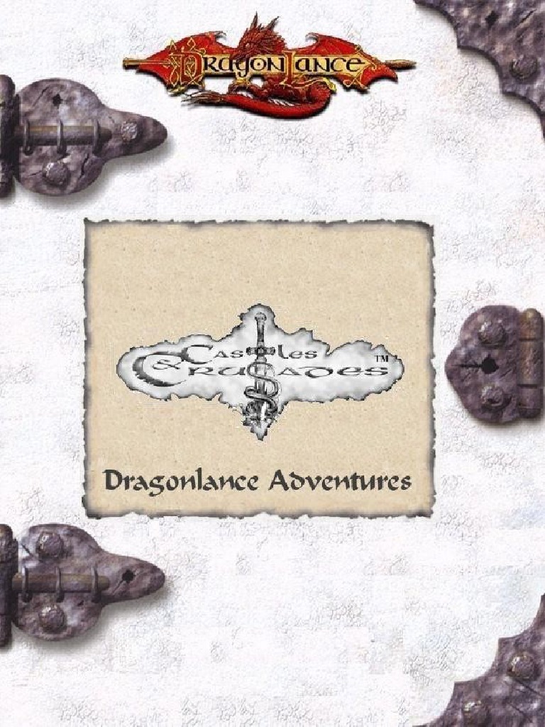 Dragonlance Adventures: C&C Guide | PDF | Elf (Dungeons & Dragons ...