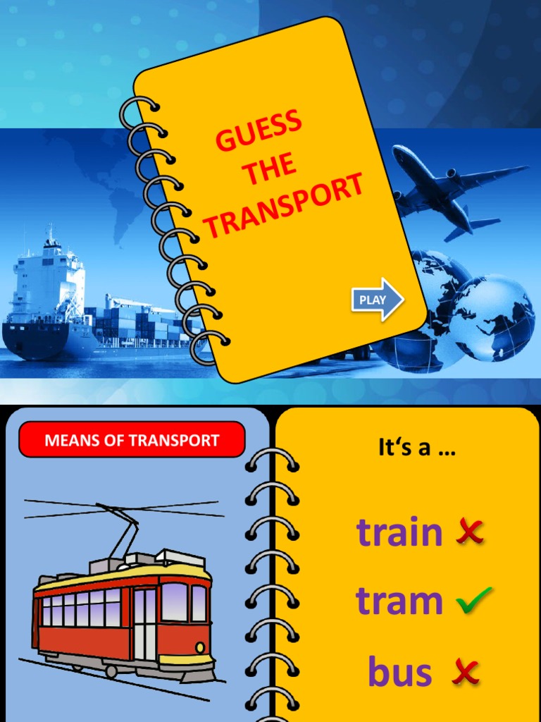 Guess The Transport Fun Activities Games Games - 58642 | PDF | Motor ...
