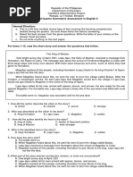 English 6 Quarter 2 Weeks 4 and 5 | PDF