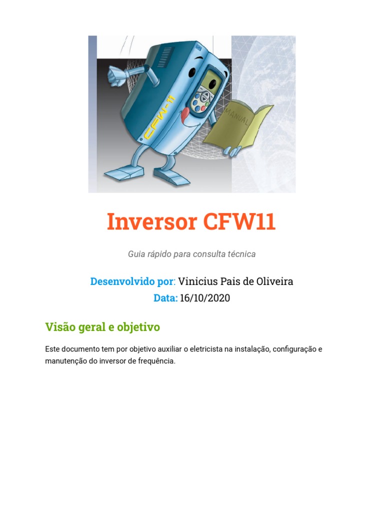 Inversor CFW11 | PDF | Motores | Mecânica Clássica