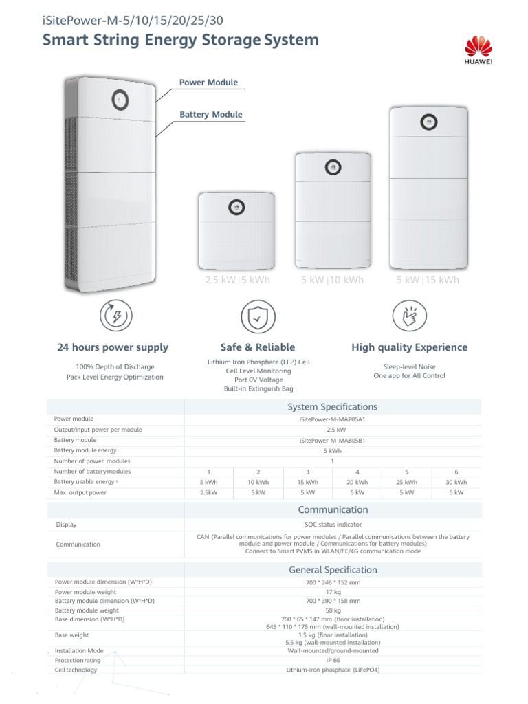 (EN) iSitePower-M Datasheet 20230401 | PDF | Alternating Current ...