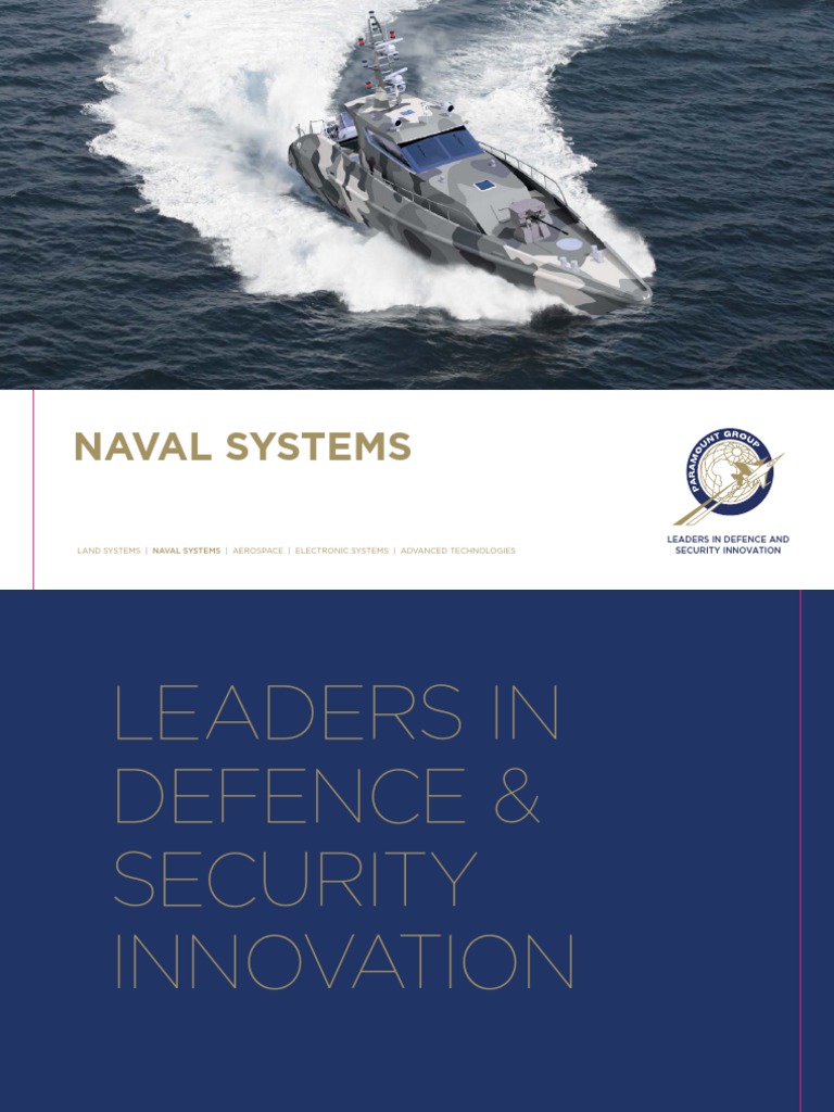 Naval Systems Brochure SML | PDF | Marine Propulsion | Ships
