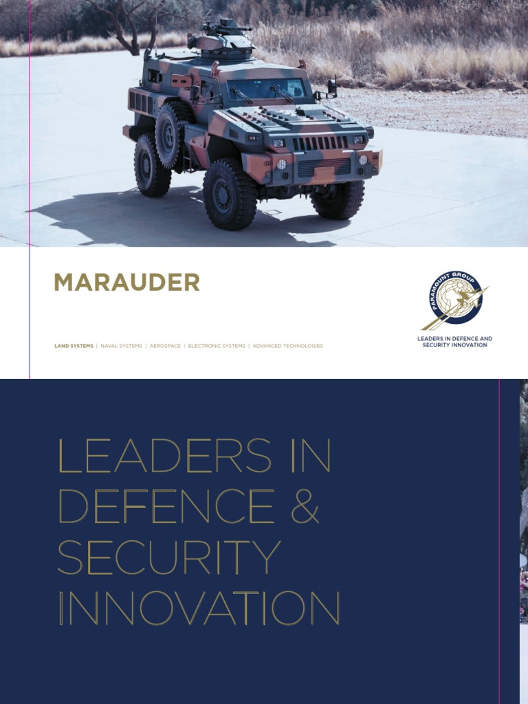 Marauder Brochure SML | PDF | Ambulance | Armoured Fighting Vehicles
