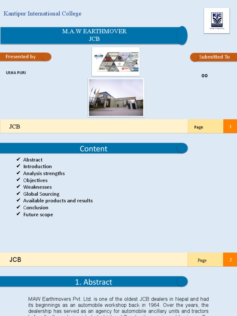 JCB Presentation | PDF | Private Sector | Marketing