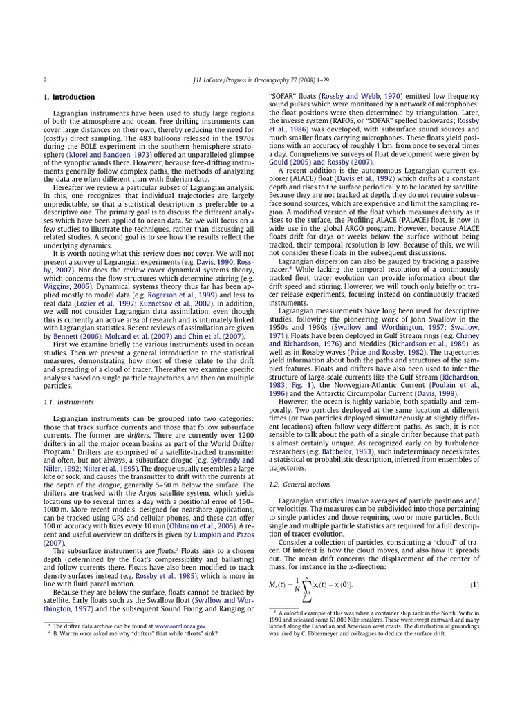 La Casce | PDF | Autocorrelation | Lagrangian Mechanics