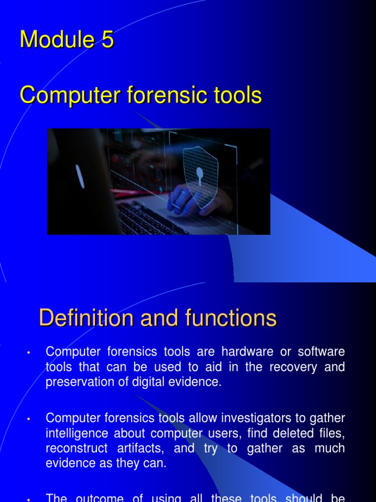 Common Forensics Tools | PDF | Computer Forensics | Computer File