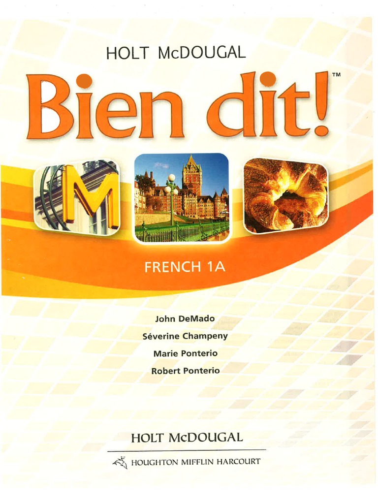 French 1A- Bein Dit!!! | PDF