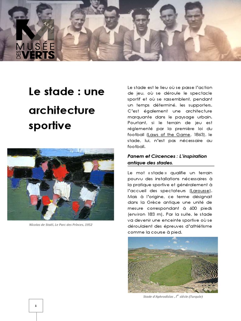 Architecture des stades de football | PDF | Stade | Football
