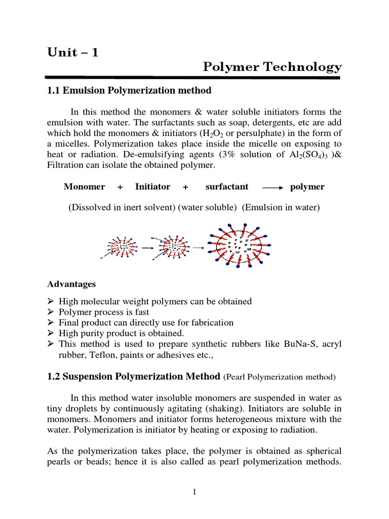 Unit 1 | PDF | Biopolymer | Composite Material