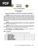 Sample Brgy Ordinance On HAPAG | PDF | Government | Justice