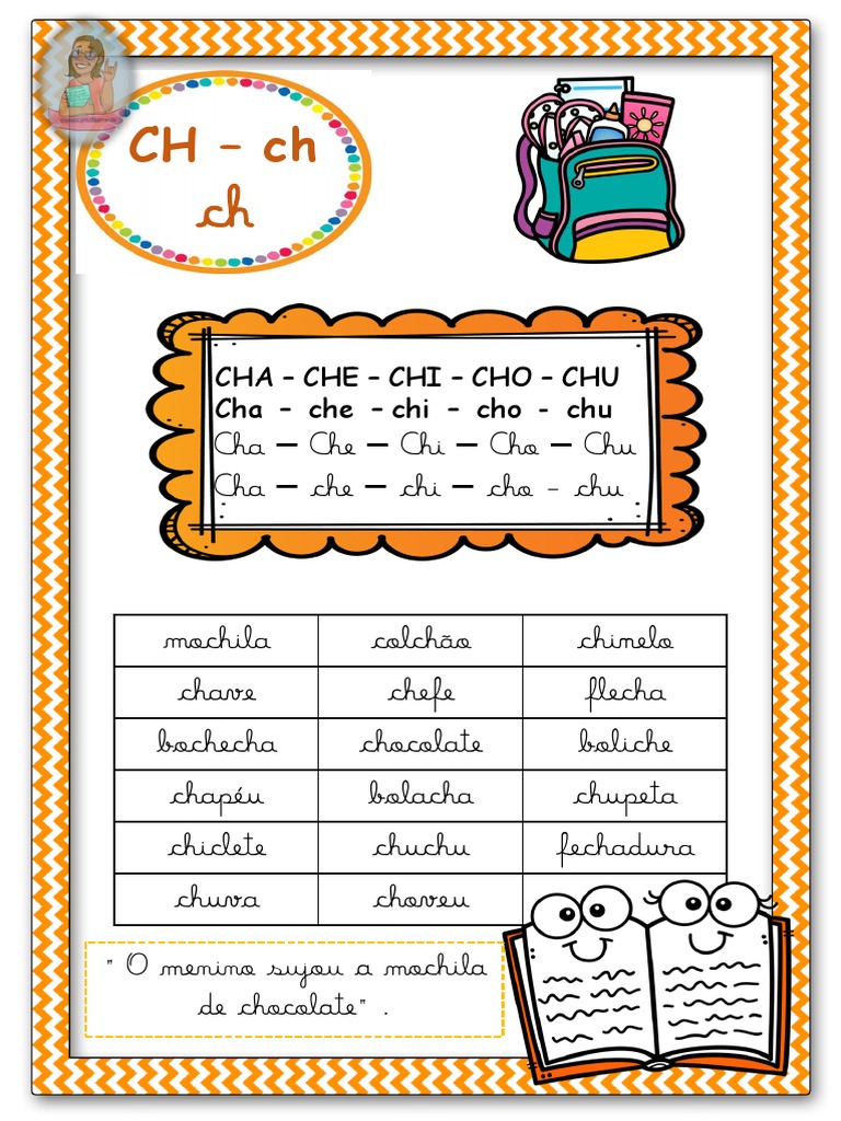 Fichas de Leitura - Sílabas Complexas - Letra Cursiva | PDF