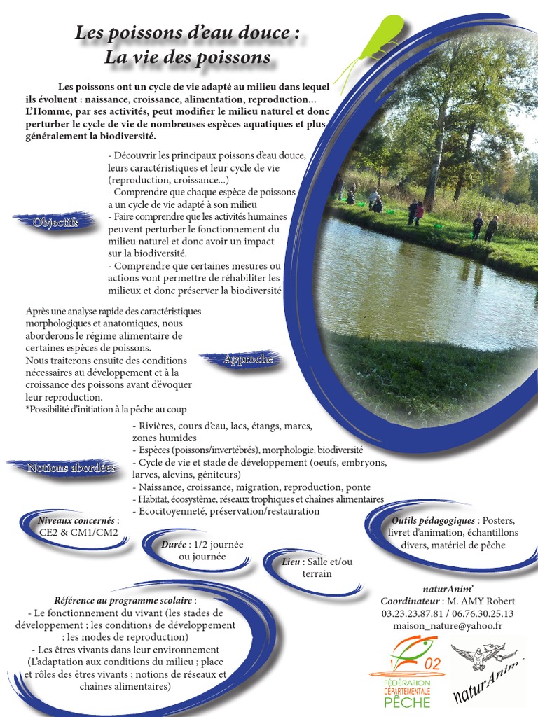 Cycle de vie des poissons d'eau douce | PDF | Réseau trophique ...