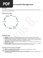 Mining Project Life Cycle Phases | PDF | Social Science | Travel