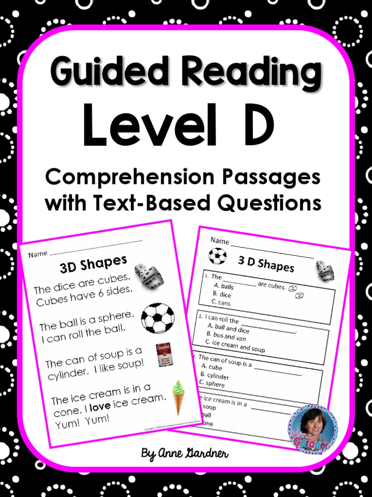 Guided Reading Comprehension Passages & Questions - Guided Reading ...