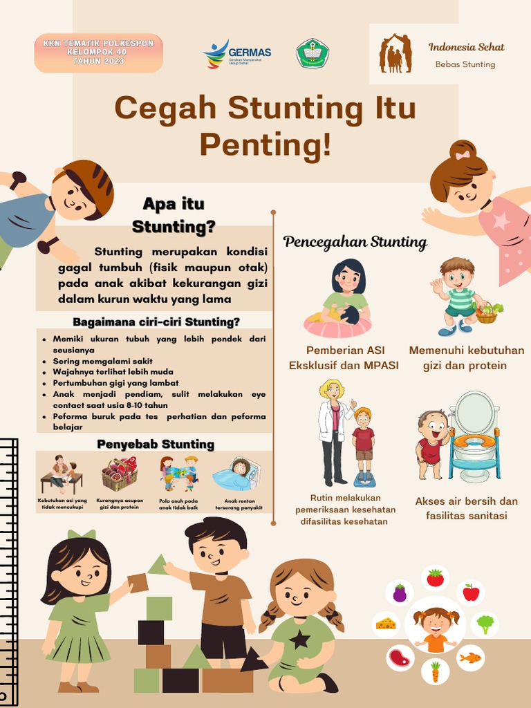 Poster Pencegahan Stunting Anak | PDF