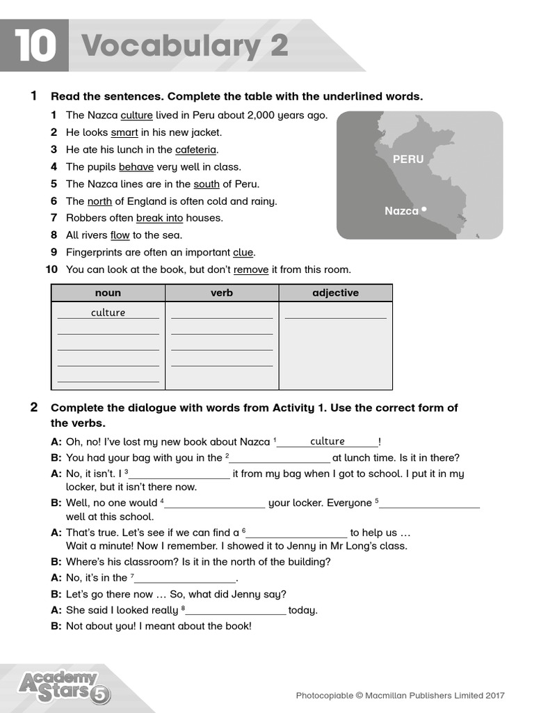 AS TRC5 U10 02 Vocab 2 | PDF