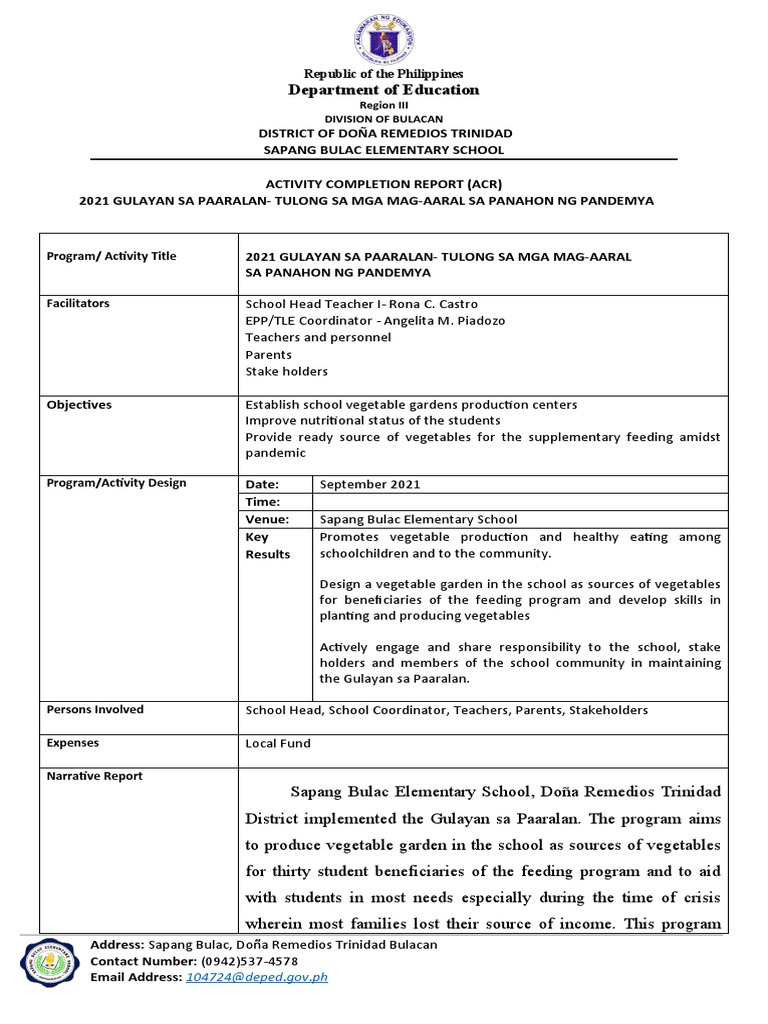 ACR-Gulayan-sa-Paaralan-post | PDF