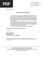 Experience Letter Security Guard | PDF