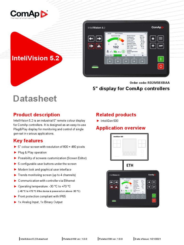 Intelivision 5 2 Datasheet 1 Pdf Computer Monitor Liquid Crystal Display