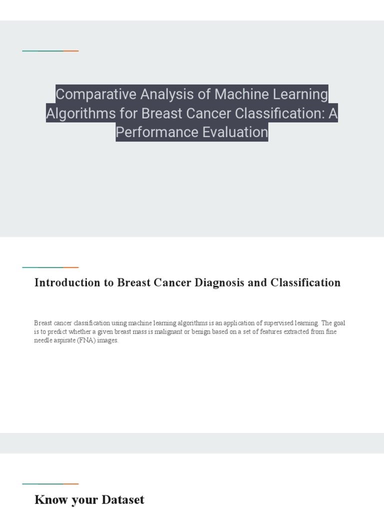 Breast Cancer Classification | PDF | Statistical Classification ...
