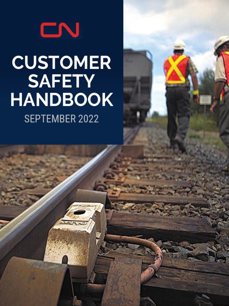 Customer Safety Handbook en | PDF | Dangerous Goods | Rail Transport
