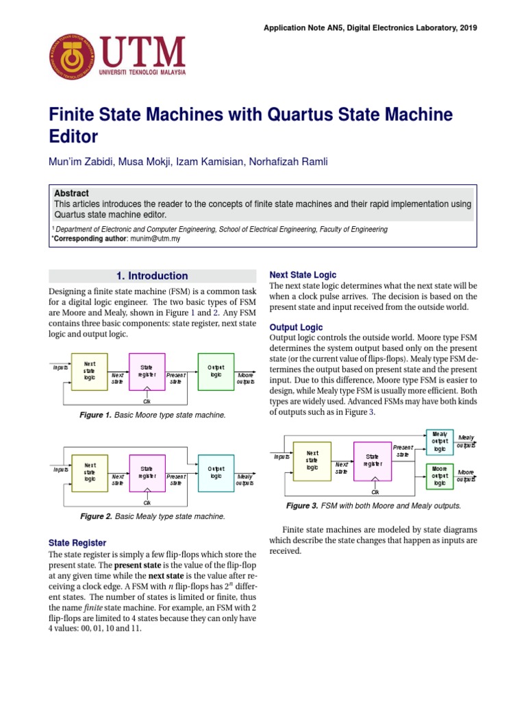 AN05 FSM With State Machine Editor 2 | PDF | Logic Gate | Electronic Design