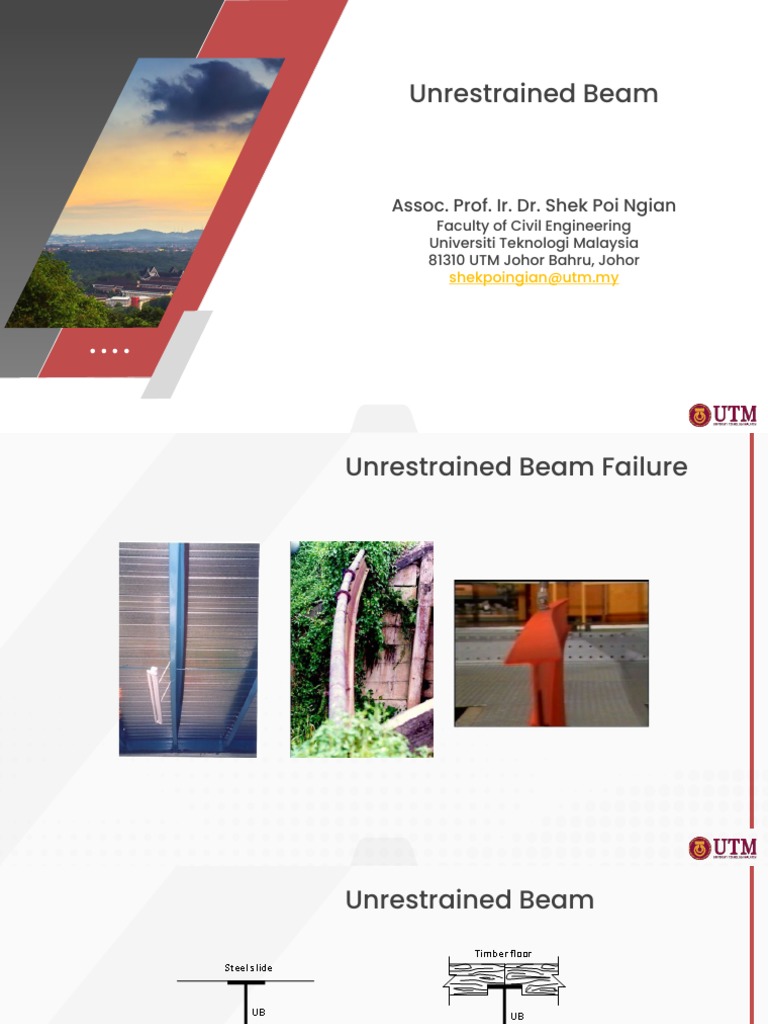 Unrestrained Beam Analysis and Design | PDF | Buckling | Beam (Structure)