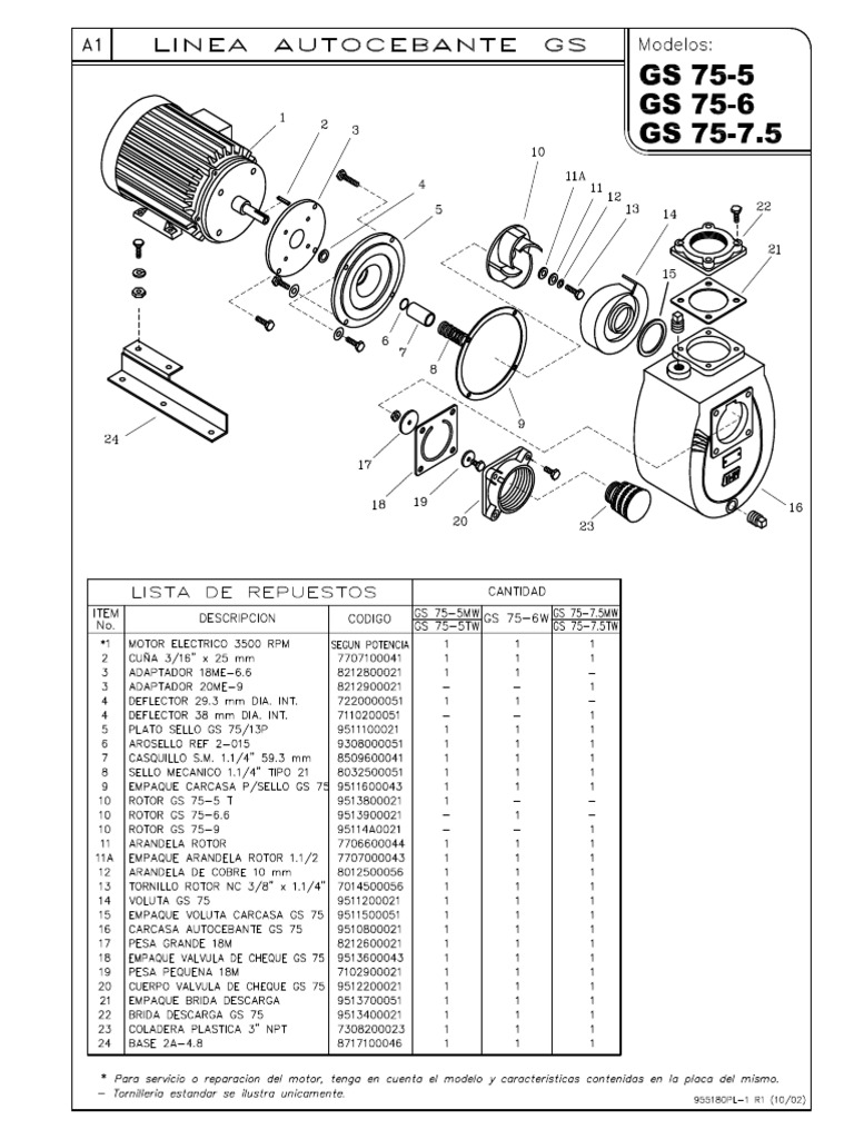 Despiece de La Bomba | PDF