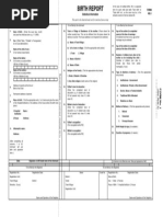 Birth Registration Form | PDF | Mother | Childbirth